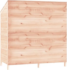 Zahradní kůlna 102 x 52 x 112 cm masivní jedlové dřevo 152182