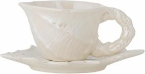 Šálek s podšálkem Shellie Pearl 150 ml Bloomingville