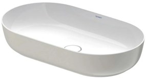 Duravit Luv - Umyvadlo na desku, 70x40 cm, bez přepadu, bílá/matná šedá 0379702300