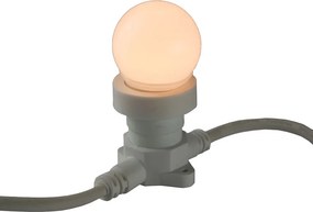 LED žárovka LBE, teple bílá, 6 diod, patice E27, IP44