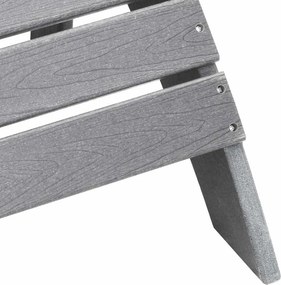 Zahradní křeslo 3 ks Světle šedá Polyethylen 3335849