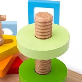 Bigjigs Toys Nasaď a otoč / od 2 let
