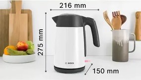 BOSCH TWK 7L461 bílá / Rychlovarná konvice / 2400 W / 1.7 l