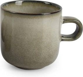 Zelený/šedý kameninový šálek 240 ml Meridian – Salt&amp;Pepper