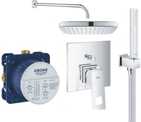 Set vanová baterie Grohe Eurocube 24062000, hlavová sprcha Grohe Vitalio Comfort 26695000, 26405000, 27851000