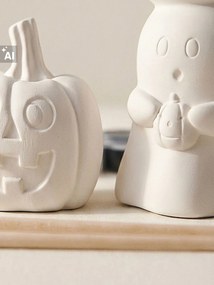 Sinsay - Malovací sada s halloweenským motivem - sádrová dýně a duch - vícebarevná