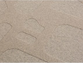 Taupe vlněný koberec 200x300 cm Archipelagio – Micadoni