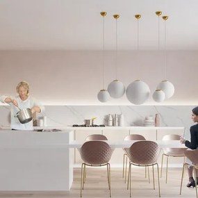Závěsné svítidlo SOLLUX UGO 20 zlaté E27 1x60W bez žárovky SL.0715