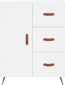 Skříň highboard bílá 69,5 x 34 x 180 cm kompozitní dřevo 3195875