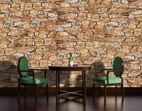 Fototapeta - Stone Wall Rock (152,5x104 cm)