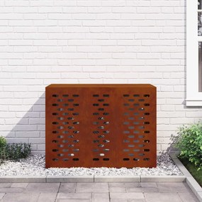 vidaXL Ochrana klimatizace Stříbrná 110 x 50 x 80 cm [865910] Barva: Povětrnostně odolná ocel