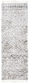Kusový koberec shaggy Acama šedý atyp 70x300cm