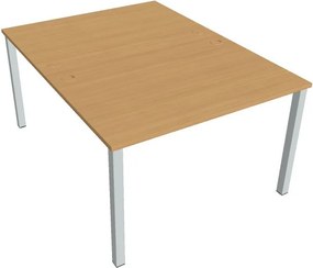 Kancelářský pracovní stůl Hobis USD 1200, deskaakát, černá černá