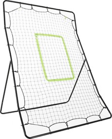 HOMCOM Rebounder na fotbal - přenosná odrazová stěna se zónou pro odražení míče, ideální pro trénink dětí a teenagerů - 123x174 cm, černá | Aosom