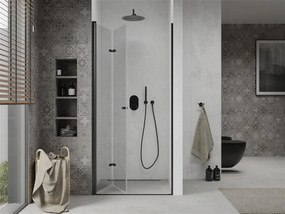 Mexen LIMA sprchové skládací dveře ke sprchovému koutu 110 cm, černá-průhledná, 856-110-000-70-00