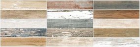 EBS Clayme - Dekor 25x75 cm, matná wood brown ER37624