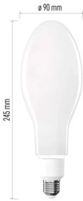LED Žárovka FILAMENT ED90 E27/36W/230V 6000 lm 4000K