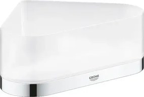 Grohe Selection - Miska do sprchy s držákem rohová chrom