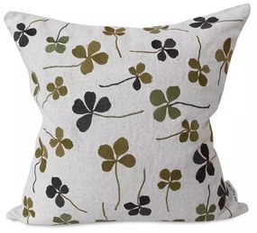 Vyšívaný povlak na polštář Clover Green 50x50 cm Fine Little Day