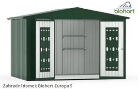 Biohort Zahradní domek EUROPA 5 Barva: tmavě zelená