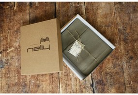 Nelly Lněná osuška - khaki 100x150cm