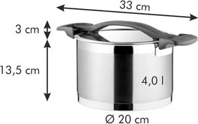 TESCOMA Hrnec ULTIMA s poklicí ø 20 cm, 4,0 l