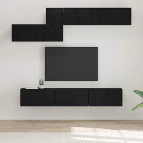 Sestava TV skříněk 7 ks Černý dub Kompozitní dřevo 3393487