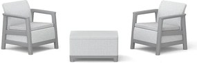 Světle šedý zahradní lounge set pro 2 Scandi Linea – Keter