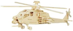 Woodcraft construction kit Woodcraft Dřevěné 3D puzzle vrtulník Apache