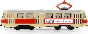 RAPPA 226944 Kovová retro tramvaj 16 cm VYSOKÉ TATRY / od 3 let