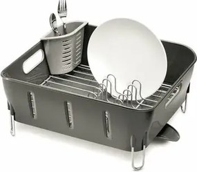 Simplehuman Odkapávač na nádobí  – Compact / šedý plast