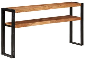Konzolový stolek 150 x 30 x 75 cm masivní akáciové dřevo 321103
