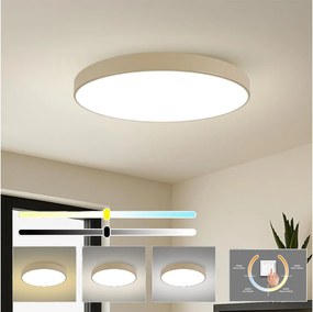Brilagi-LED Stropní svítidlo POOL LED/128W/230V 3000/4500/6000K pr. 100 cm béžov