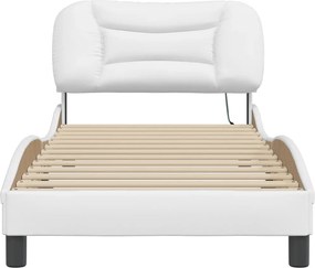 Rám postele s LED bez matrace Hvar bílý 90 x 200 cm 3213907