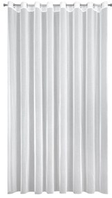 ZÁCLONA NA KROUŽCÍCH TAMINA 350X250 CM BÍLÁ