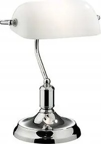 Stolní lampa Lawyer TL1 Cromo 045047 Ideal Lux