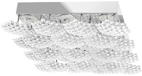 Toolight Toolight, LED stropní svítidlo 38x35cm, 40W, 4000K, 3600lm, MS015-C, chromová, OSW-09627