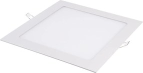 T-LED Bílý vestavný LED panel hranatý 225 x 225mm 18W 24V CCT 102206