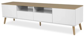 Tv stolek todo 192 x 54 cm bílý MUZZA