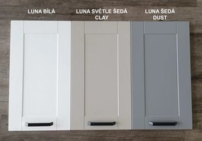 Kuchyňská skříňka LUNA 40 D 3S BB korpus: bílá, barva dvířek: bílá