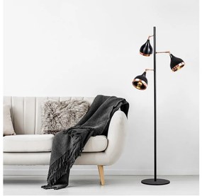 Designová stojanová lampa Salwah 163 cm černá