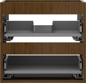 Mexen Box-A, závěsná skříňka 50 cm, 2 zásuvky, ořech, 91AX0-0500-470-2-86