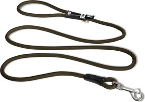 Lanové vodítko pro psy Curli Stretch Comfort Hnědé