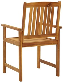 vidaXL Zahradní židle 8 ks masivní akáciové dřevo