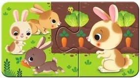 Ravensburger Moje první puzzle Zvířátka a mláďata 9x2 dílků / od 2 let