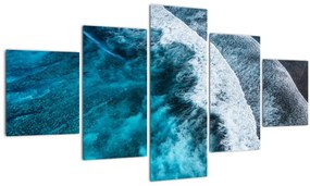 Obraz - Vlny na moři (125x70 cm)