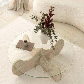 Konferenční stolek Hima Travertine