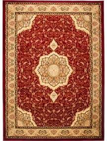 Kusový koberec klasický vzor 2 bordó 60x100cm