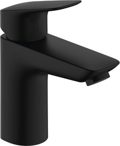 Hansgrohe Logis, umyvadlová baterie 100 s odtokovou soupravou Push-Open, černá matná, HAN-71107670