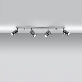 Sollux Lighting Stropní svítidlo RING 4L chrom